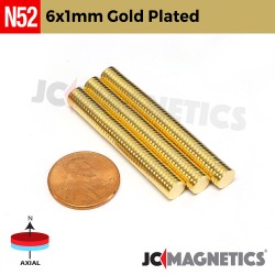 Gold Plated Magnets